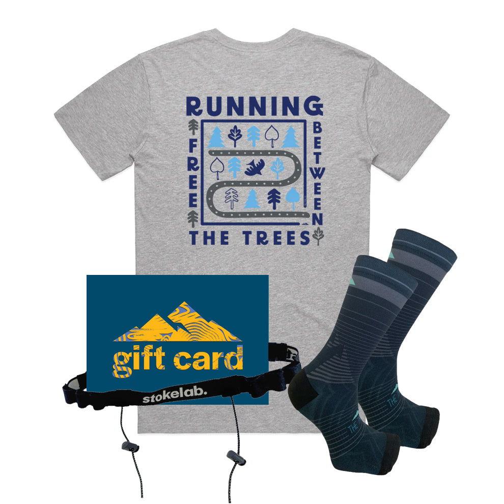 Trail Runner Gift Box Bundle | Grey Running Free | Mens – The Trail Co.