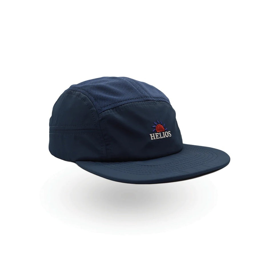 Helios Ultralight 7 Panel Running Cap | Soft Brim | Navy – The Trail Co.