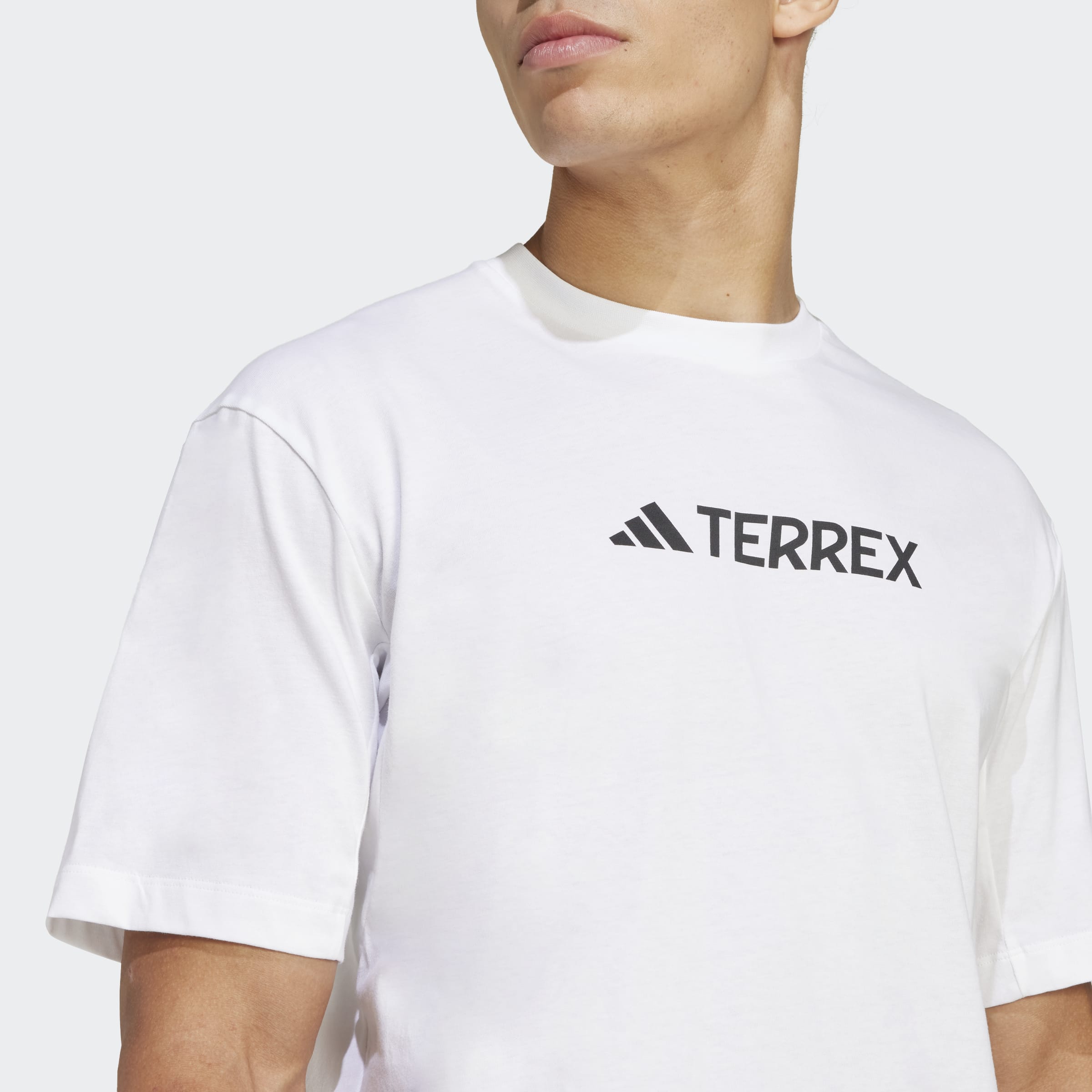 adidas Terrex Logo Tee | White | Mens – The Trail Co.