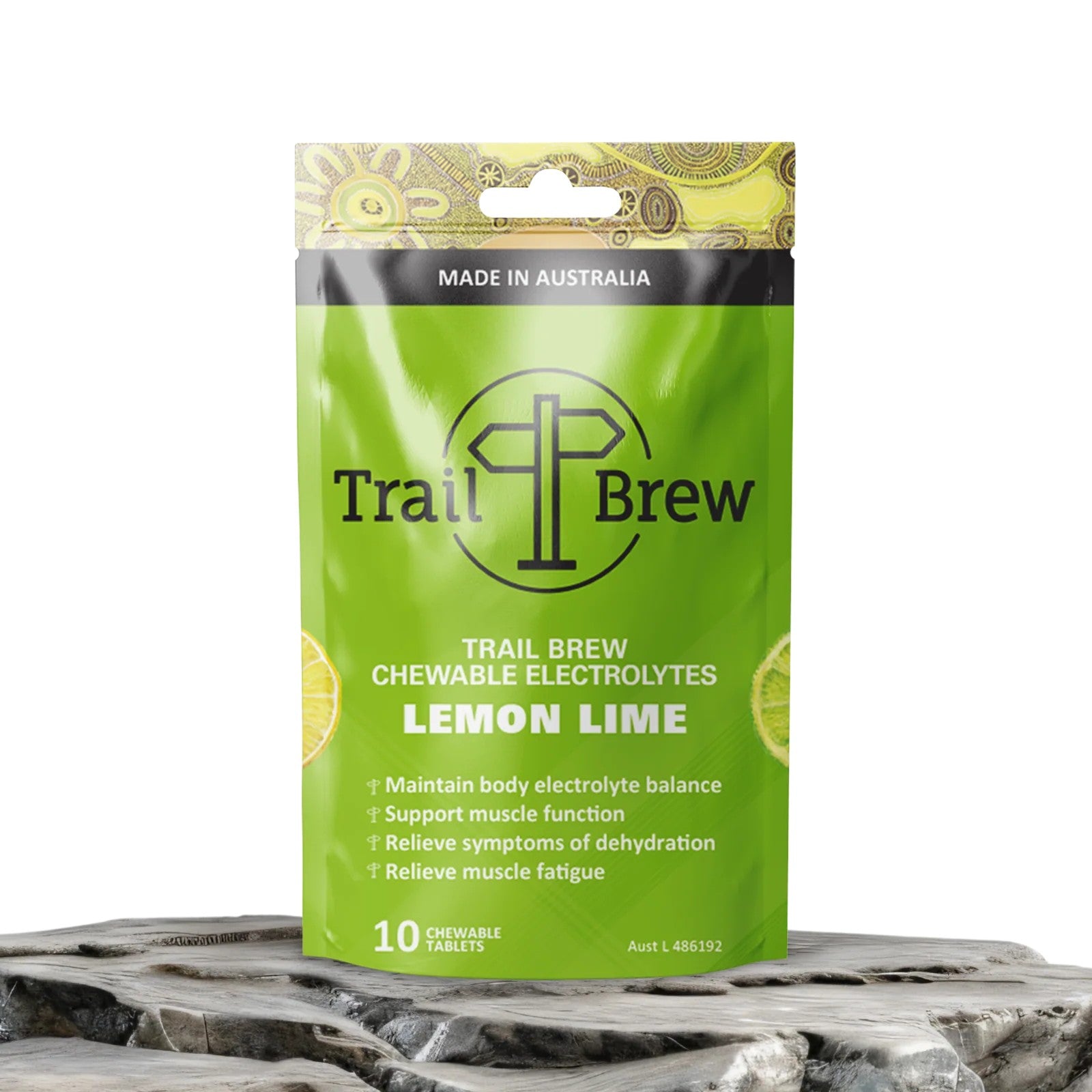 Trail Brew Chewable Electrolyte Tabs | 10 Pack | Lemon Lime – The Trail Co.